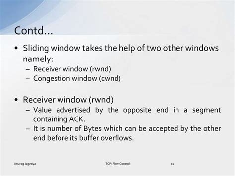 tcp protocol flow control pptx internet computing