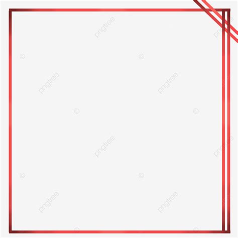 Simple Borders Clipart Hd PNG Simple Red Border Border Line Simple PNG Image For Free Download