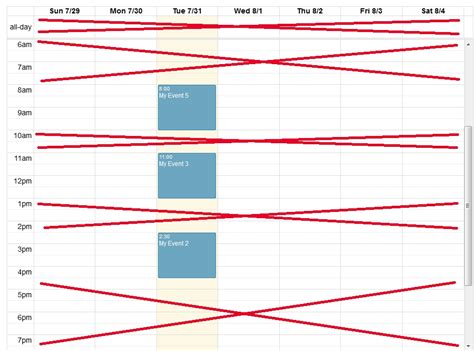 How To Hide Empty Rows In A Fullcalendar Agenda View Stack Overflow