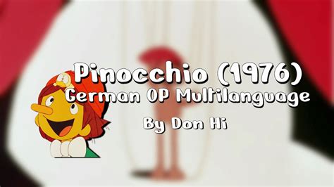 Pinocchio 1976 German Op Multilanguage Youtube
