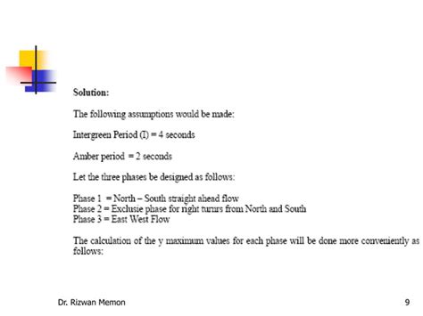 21 Design Of Signalized Intersectionpptx