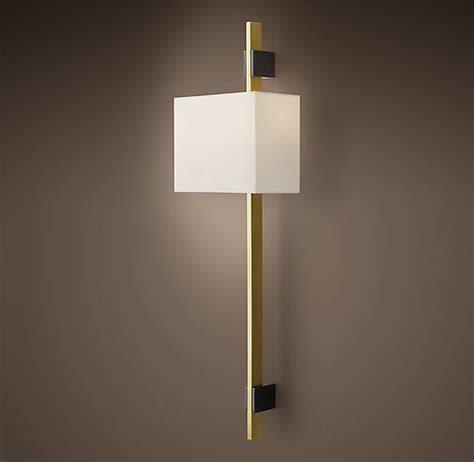 Vela Rectangular Bar Sconce Rectangular Shade