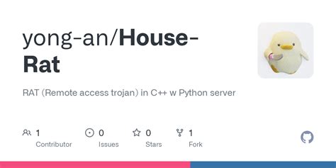 Github Yong Anhouse Rat Rat Remote Access Trojan In C W Python Server Github Yong Anhouse Rat Rat Remote Access Trojan In C W Python Server