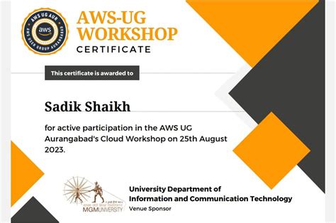 Sadik Shaikh On Linkedin Aws Workshop