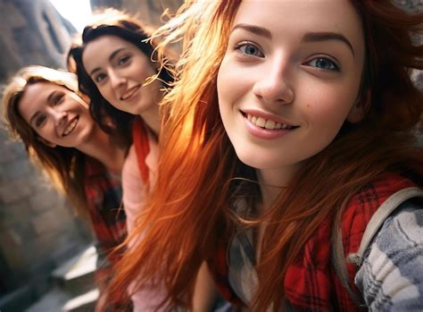 Premium Photo A Group Of Young Sexy Women