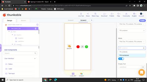 [solved]spacing In Custom Dvl Questions About Thunkable Community