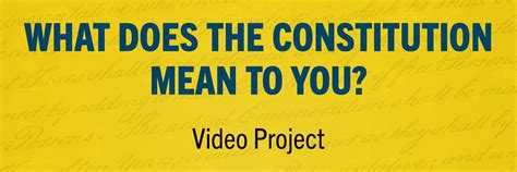 What Does The Constitution Mean To You Milwaukee Rep