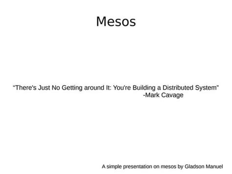 mesos ♥ docker