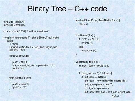 The Binary Tree Data Structure Ppt Download