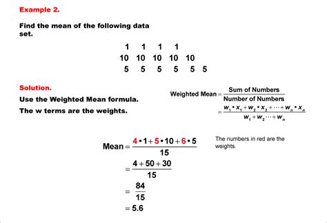 Student Tutorial Finding The Weighted Mean Media4math