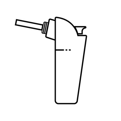 Premium Vector Lighter Or Torch Icon