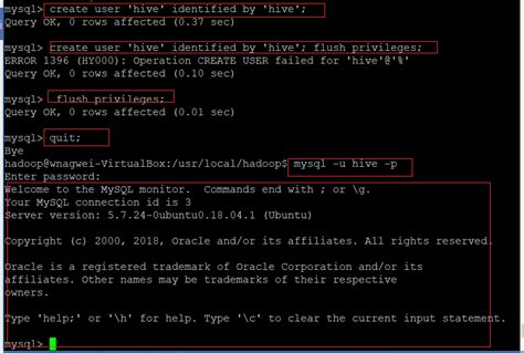 Ubuntu 5 安装 Mysql 创建 Hive 用户 艺赛旗社区