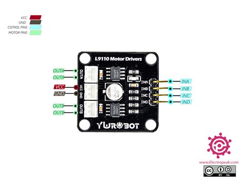 Interfacing YwRobot L9110 Dual Channel Motor Driver Module With Arduino