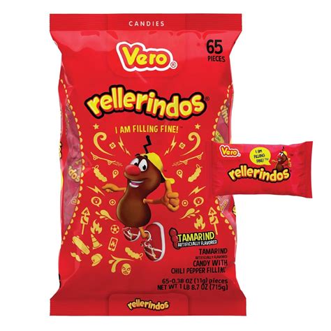 Vero Rellerindos 65 Count Sabores De Mexico Mexican Candy Store