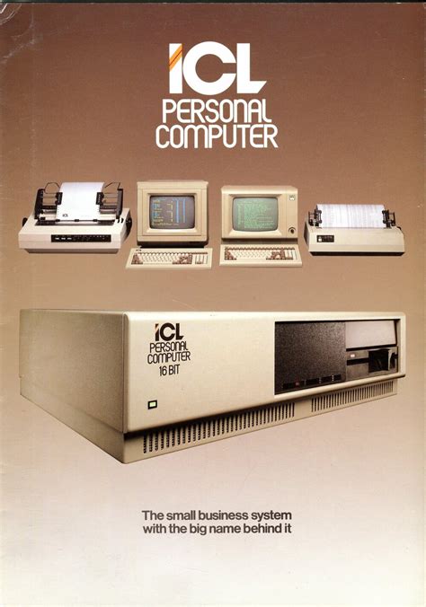 Icl Personal Computer Promotional Item Computing History