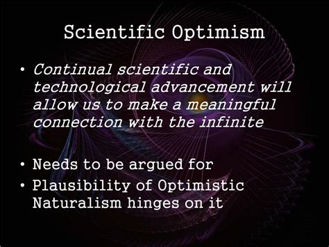Ppt Optimistic Naturalism Scientific Advancement And The Meaning Of Life Powerpoint