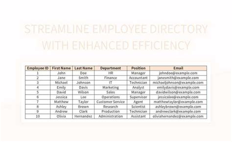 Improving Employee Directory Efficiency For Streamlined Operations