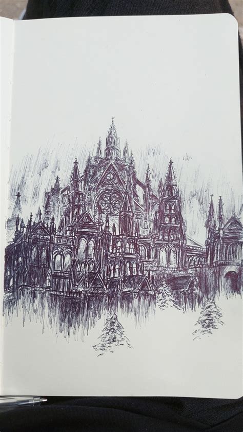 Irithyll Drawn By Me D R Darksouls3