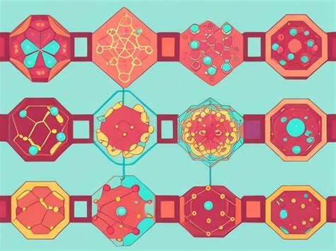 Premium Photo Hexagonal Nexus Molecular Complex Pattern Background 7