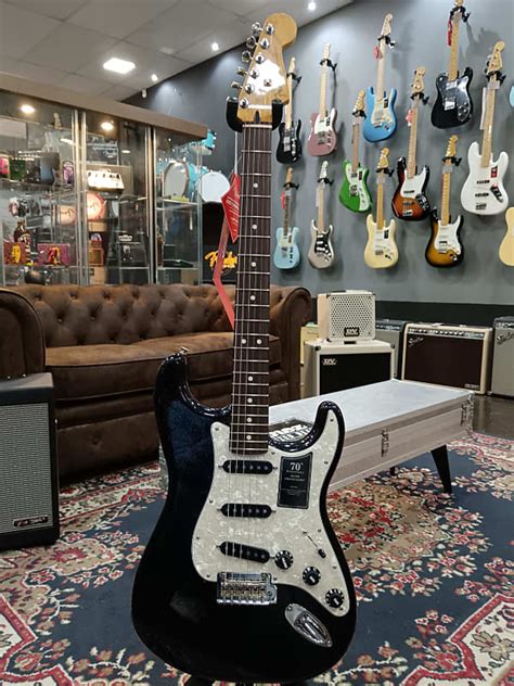 Fender Player Stratocaster 70th Anniversary Nebula Noir Reverb