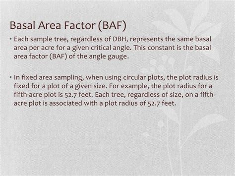 PPT Point Sampling Or Variable Plot Cruising PowerPoint Presentation ID 5758286
