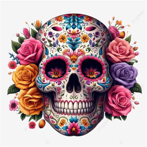 Dia De Los Muertos Mexican Skull Day Of The Dead Dia De Los Muertos
