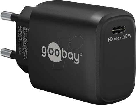 GOOBAY 65367 USB Charger 25 W 1x USB C PD Black At Reichelt Elektronik