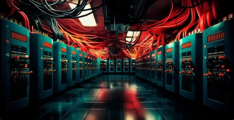 Premium Photo Network Of Connections In Servers Data Storage Systems