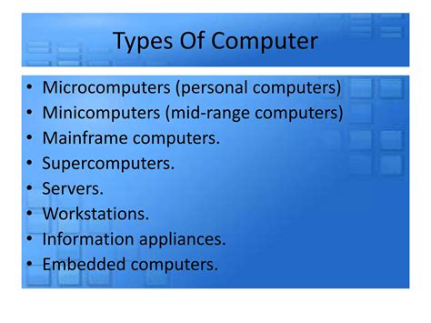 types of computer types of cpu ppt