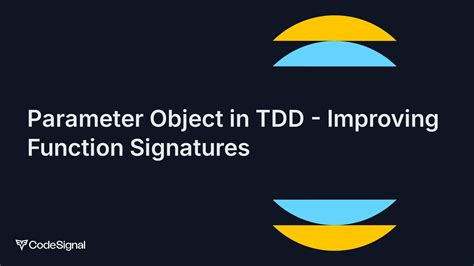 Long Parameter List Introduce Parameter Object Codesignal Learn
