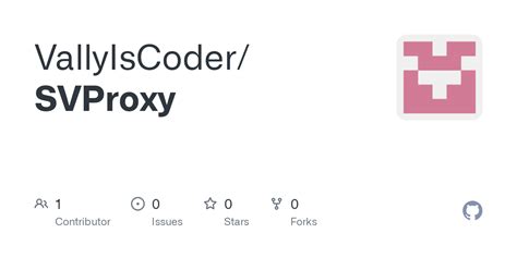 svproxy proxy linux at main · vallyiscoder svproxy · github