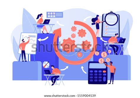 Workforce Organization Management Workflow Processes Workflow Stock Vector Royalty Free