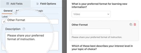 How To Add An Other Option For Checkboxes Multiple Choice Or
