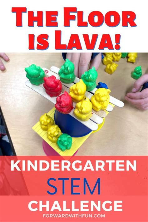 The Floor Is Lava Stem Activity For Kindergarten Stem Activities