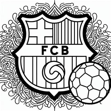 Malvorlagen Fußball Fc Barcelona
