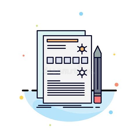 Component Data Design Hardware System Flat Color Icon Vector Stock