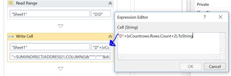 Excel Variable SUM Formula Help UiPath Community Forum