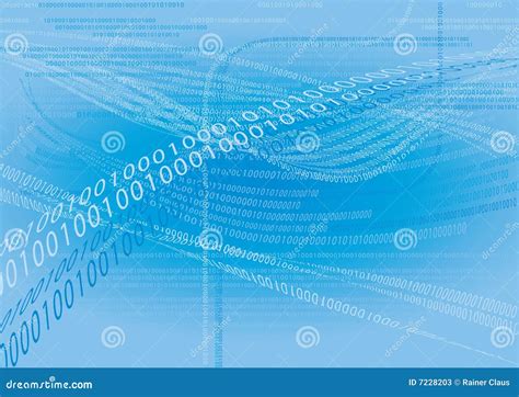 Binary Code 2 Stock Illustration Illustration Of Digitizing 7228203