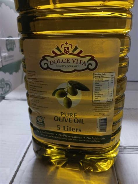 Dolce Vita Pure Olive Oil 5liter Restaurant Pull Out Lazada Ph