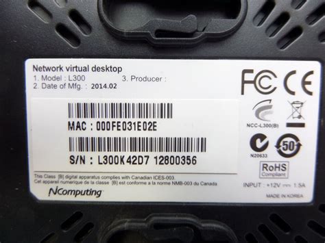 Used Ncomputing L300 Ethernet Virtual Desktop With Vspace Ebay