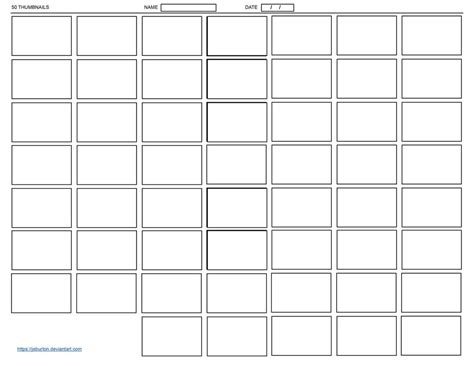 50 Thumbnails Template By Jeburton On Deviantart