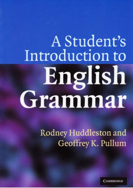 English Grammar By Rodney Huddleston And Geoffrey K Pullum Nurses