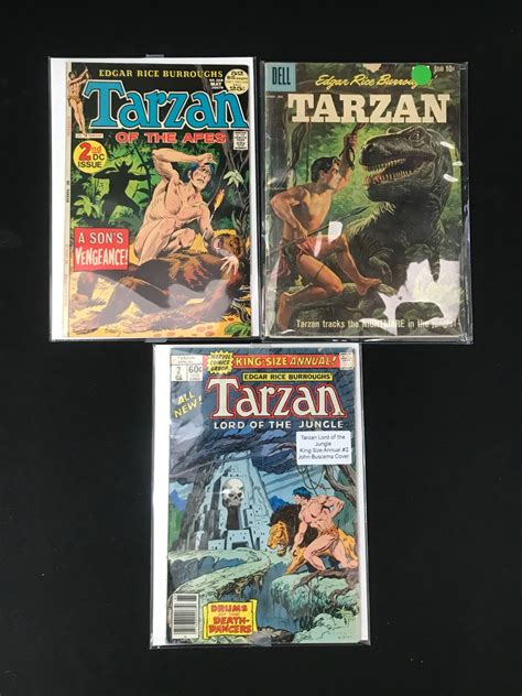 Lot Of 3 Tarzan Comics Marvel