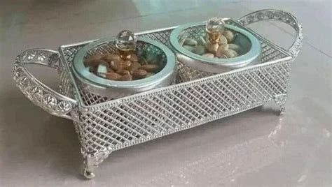 Metal Iron German Silver Dry Fruits Box Box Capacity 250 Gms At ₹ 345