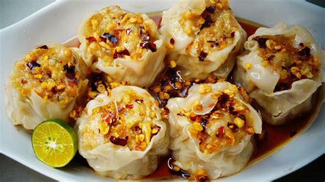 Delicious Homemade Pork And Shrimp Siomai Recipe Boards Chili Oil