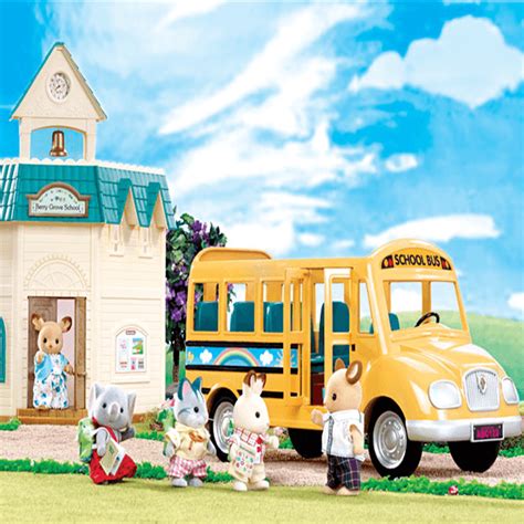 Calico Critters School Bus Jr Toy Company