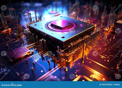 Quantum Computer Qubit Network Ultra Modern Computer Technologies