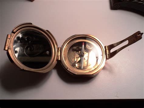 Aerial Geologist Brass Compass