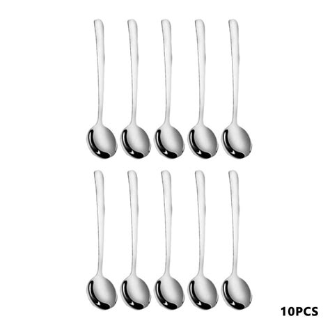 Learnev Stainless Steel Tiny Spoon Miniature Espresso Spoons Mini Coffee Spoons Small