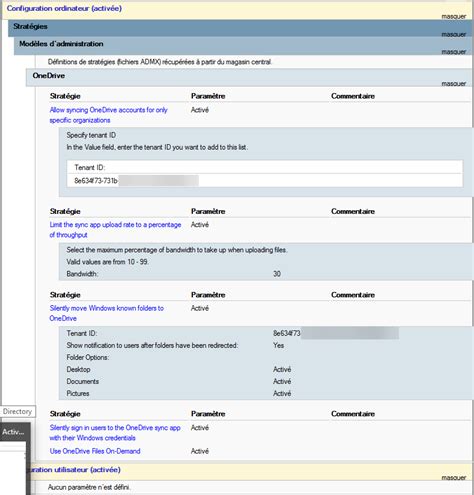 Gérer OneDrive par GPO Docs Khroners